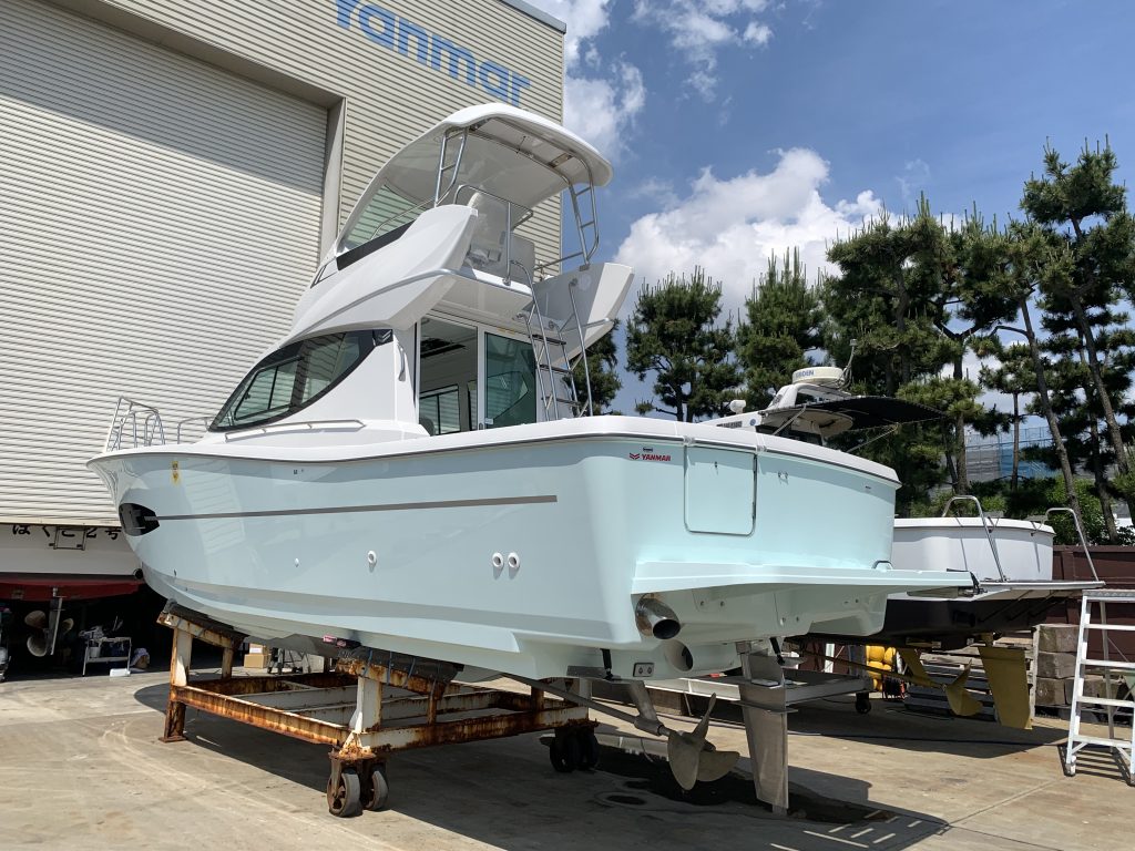 EX34FB アイスブルー 3ステーション仕様 ｜ ヤンマーマリンブログ