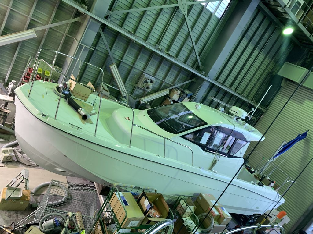 新モデルEX28C艤装 ボートセンター ｜ ヤンマーマリンブログ